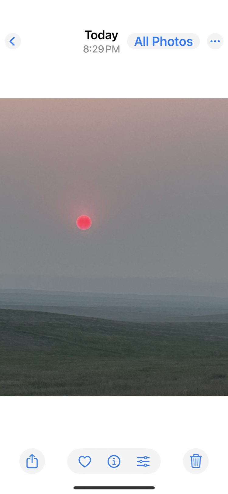 Smokey Sunset - SkySpy Photos, Images, Video