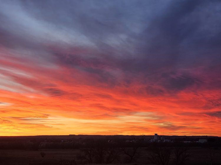 ND February Sunset - SkySpy Photos, Images, Video