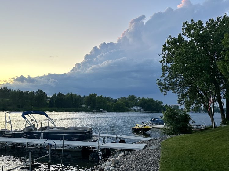 Strawberry lake – looking north towards Velva - SkySpy Photos, Images ...