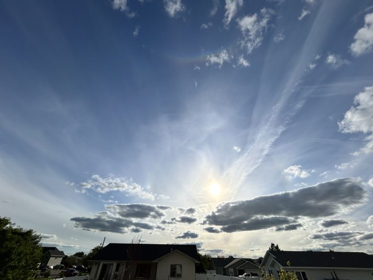 Faint double sundog rainbow - SkySpy Photos, Images, Video