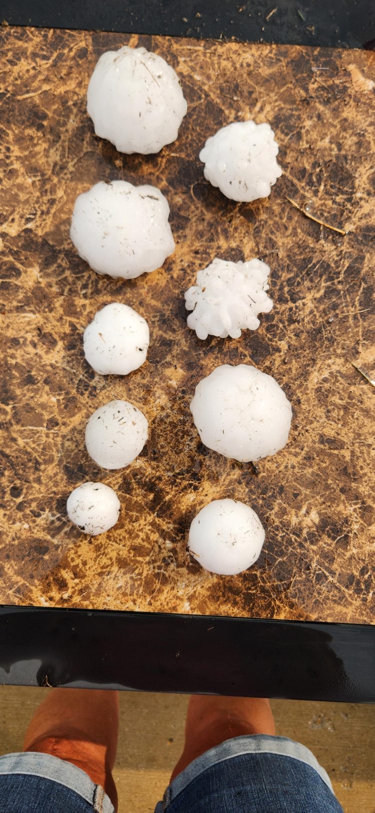 Hail all shapes and sizes - SkySpy Photos, Images, Video