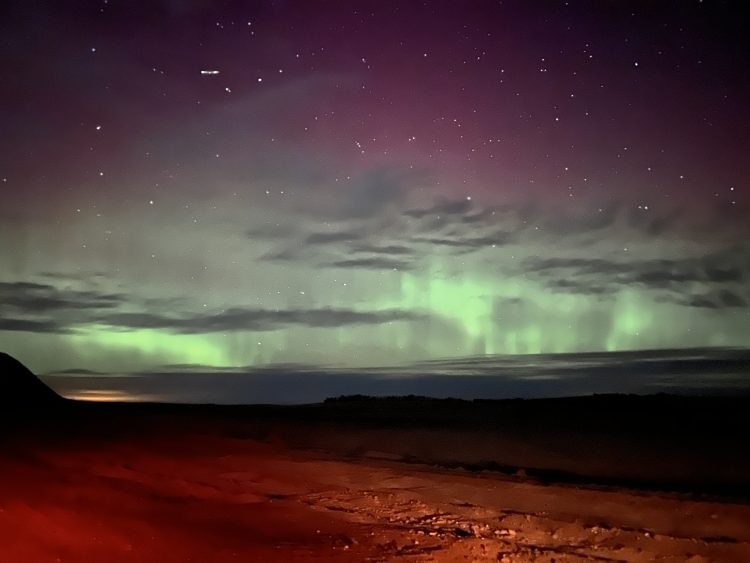 Northern Lights North of Menoken - SkySpy Photos, Images, Video