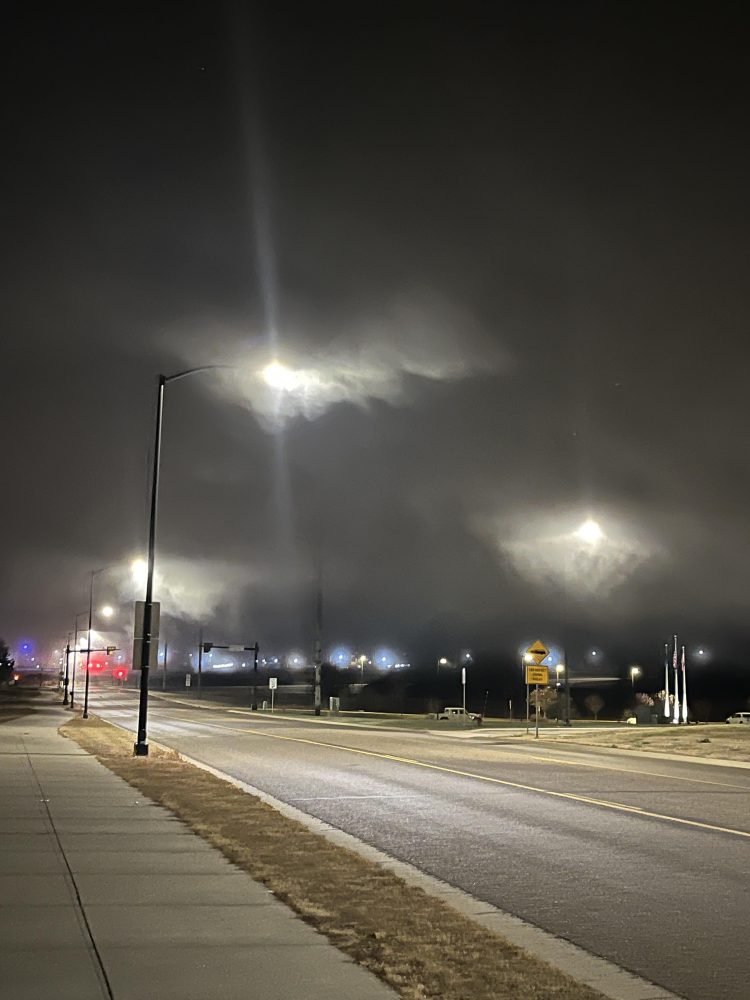 Streetlights dressed for Halloween - SkySpy Photos, Images, Video