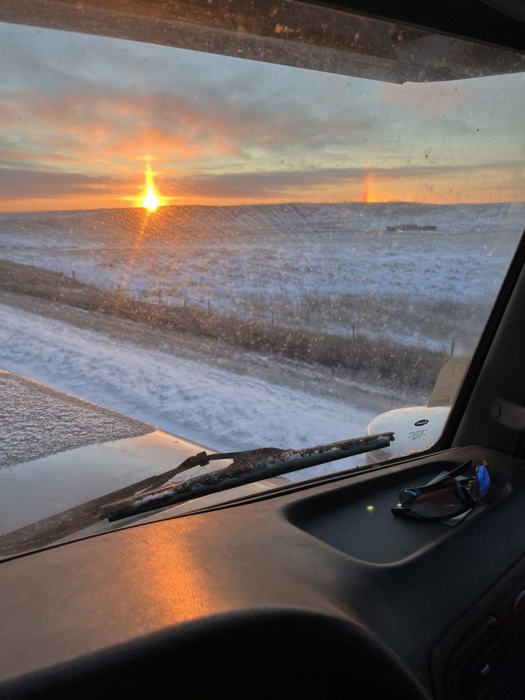 Sunrise Sundogs - SkySpy Photos, Images, Video