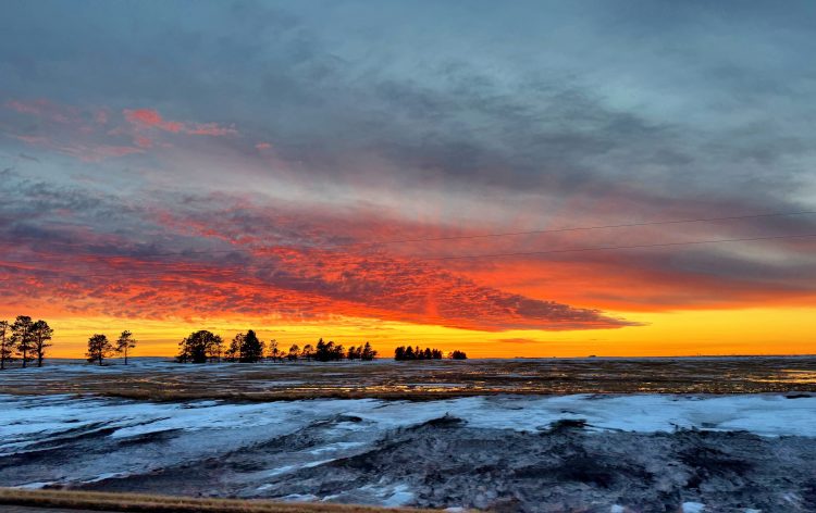 Wednesday night sunset - SkySpy Photos, Images, Video