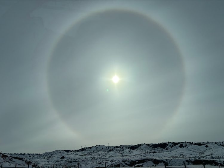 February Sun Halo - SkySpy Photos, Images, Video