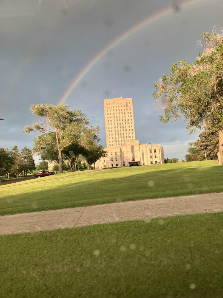 Rainbow over State Capitol - SkySpy Photos, Images, Video