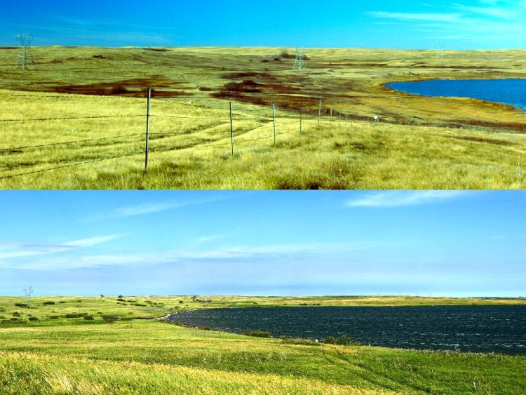 SW shore Chase Lake NWR. - SkySpy Photos, Images, Video