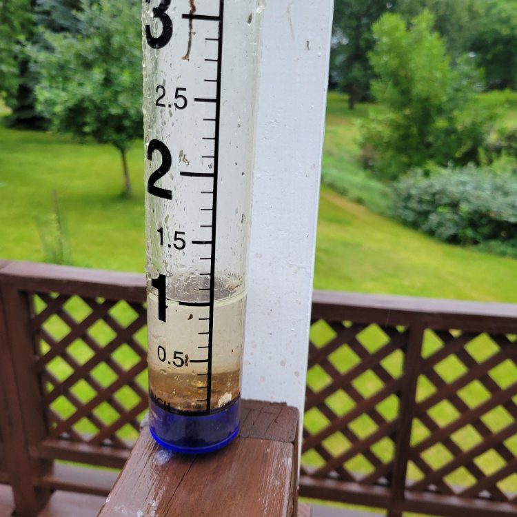 Rainfall amount Beulah Bay, Lake Sakakawea so far 7/15/25 - SkySpy ...