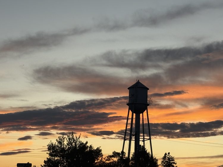 Picture of the colorful clouds in Kulm ND - SkySpy Photos, Images, Video