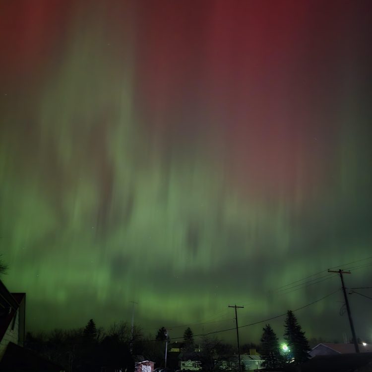 Northern lights over Bowdon ND - SkySpy Photos, Images, Video
