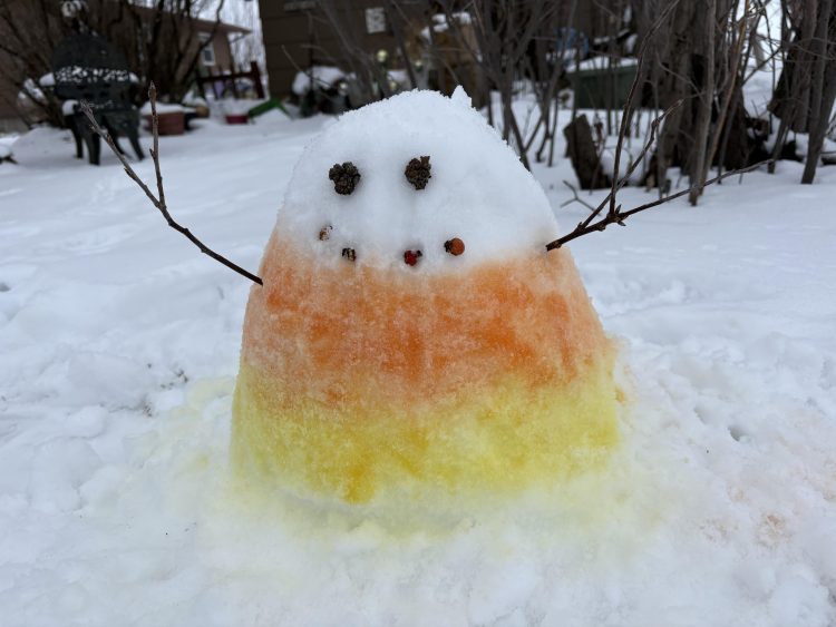 Candy Corn Snowman - SkySpy Photos, Images, Video